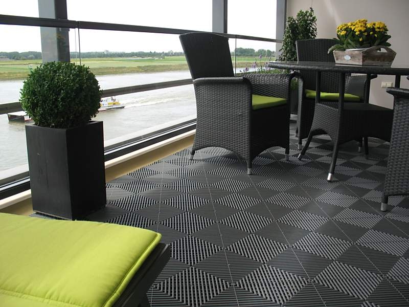 Ribdeck balkontegels - swissdeckvloertegels